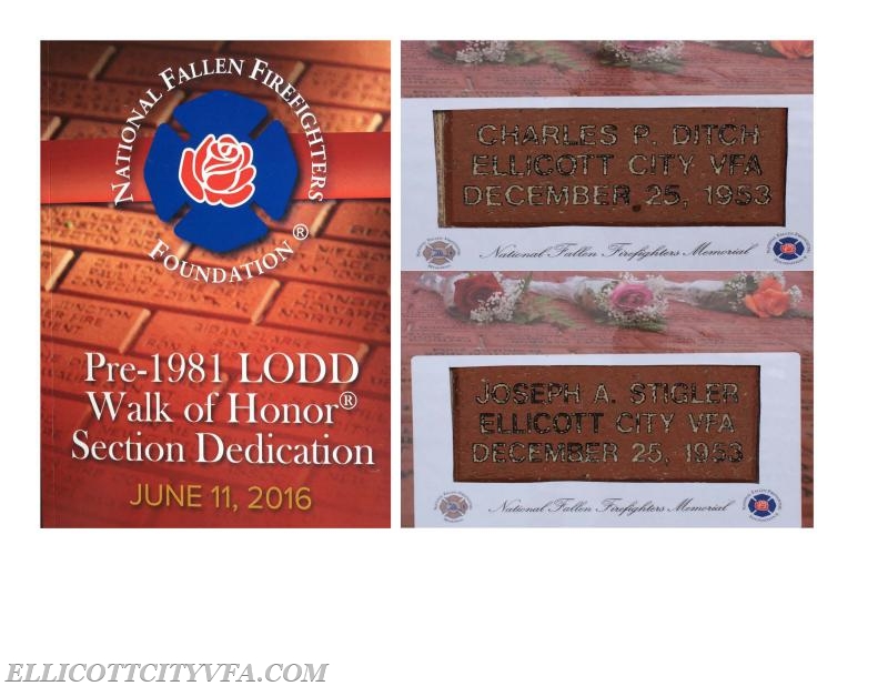 Dedication at the National Fallen Firefighter Memorial - Ellicott City ...